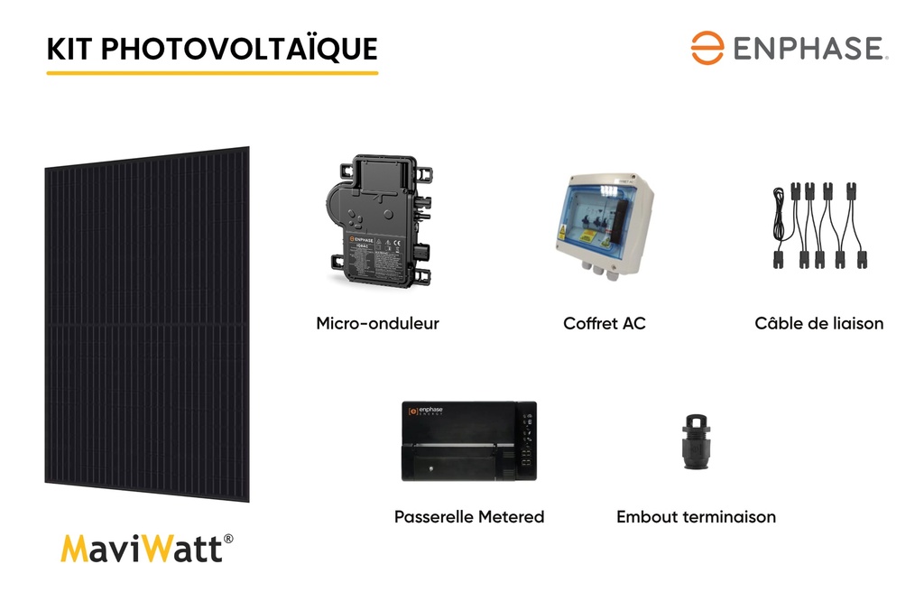 KIT PV 9kWc MAVIWATT ENPHASE | Mavisun